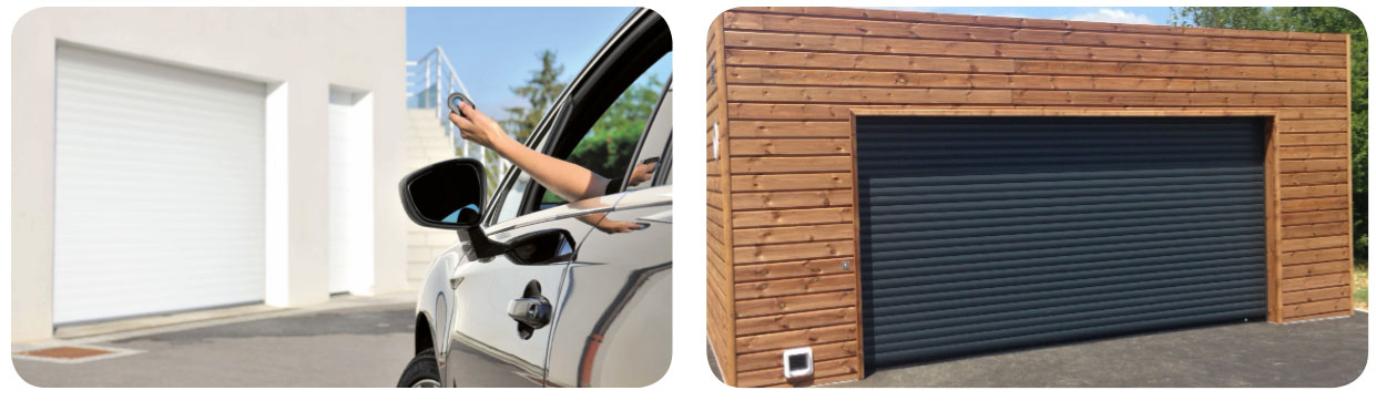 Porte de garage enroulable - VOLETS DU SUD